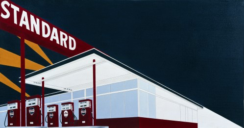 Standard Oil, Ed Ruscha, ca. 1963, Norwalk Gas Station, Richard Neutra ...